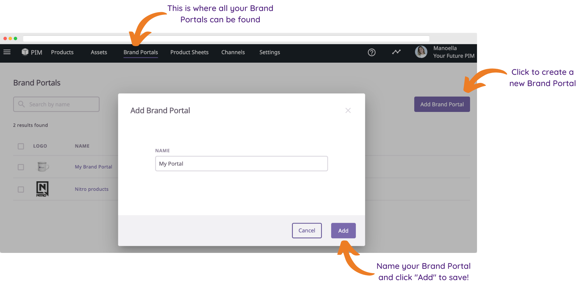 Creating and Managing Brand Portals