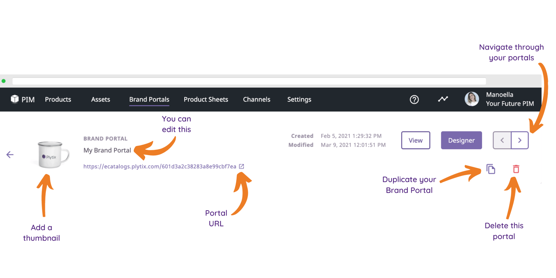 Creating and Managing Brand Portals