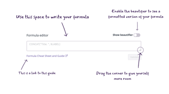 Formula Cheat Sheet & Guide