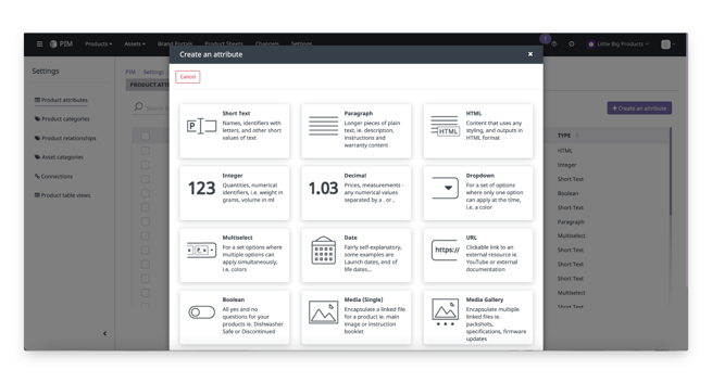 Creating and Managing Product Attributes