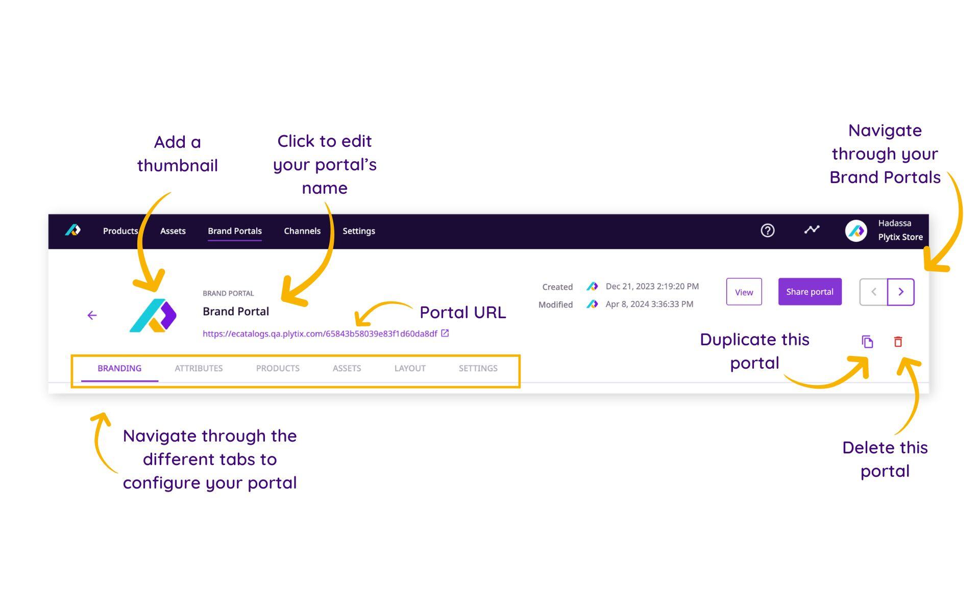 Creating and Managing Brand Portals