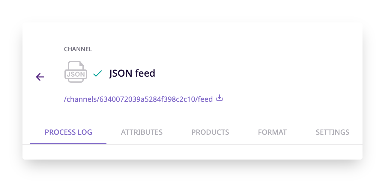 Defining the Format for JSON Channels