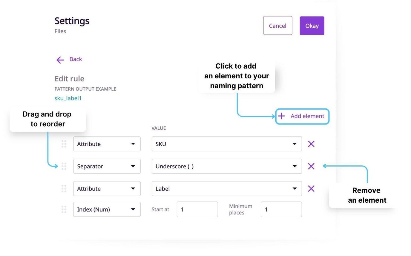 Defining Export Settings for Media Attributes in your Outputs
