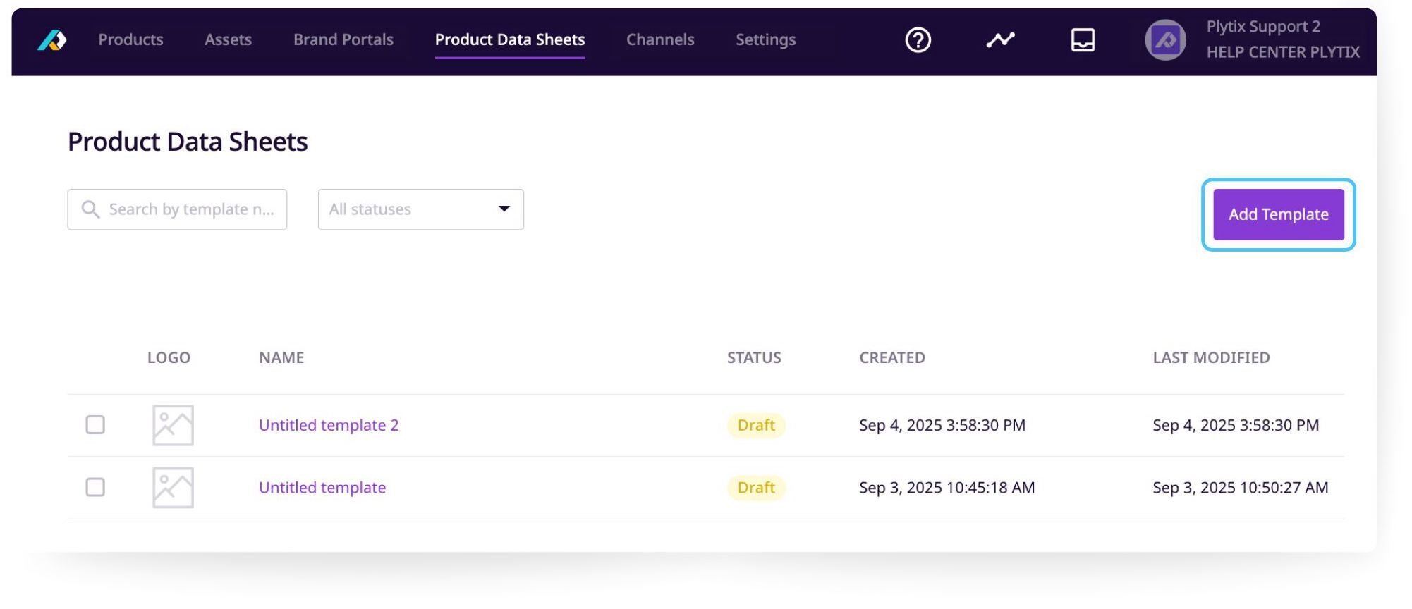 Creating and Managing Product Data Sheets
