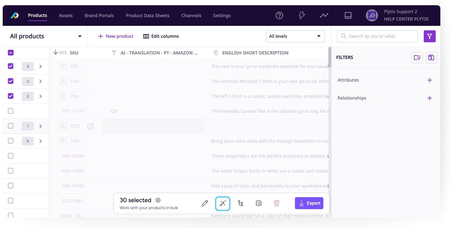 Using Bulk AI to Transform Text for Multiple Products at Once
