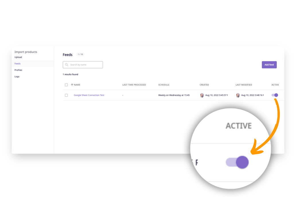 Connecting a Plytix Channel with Google Sheets