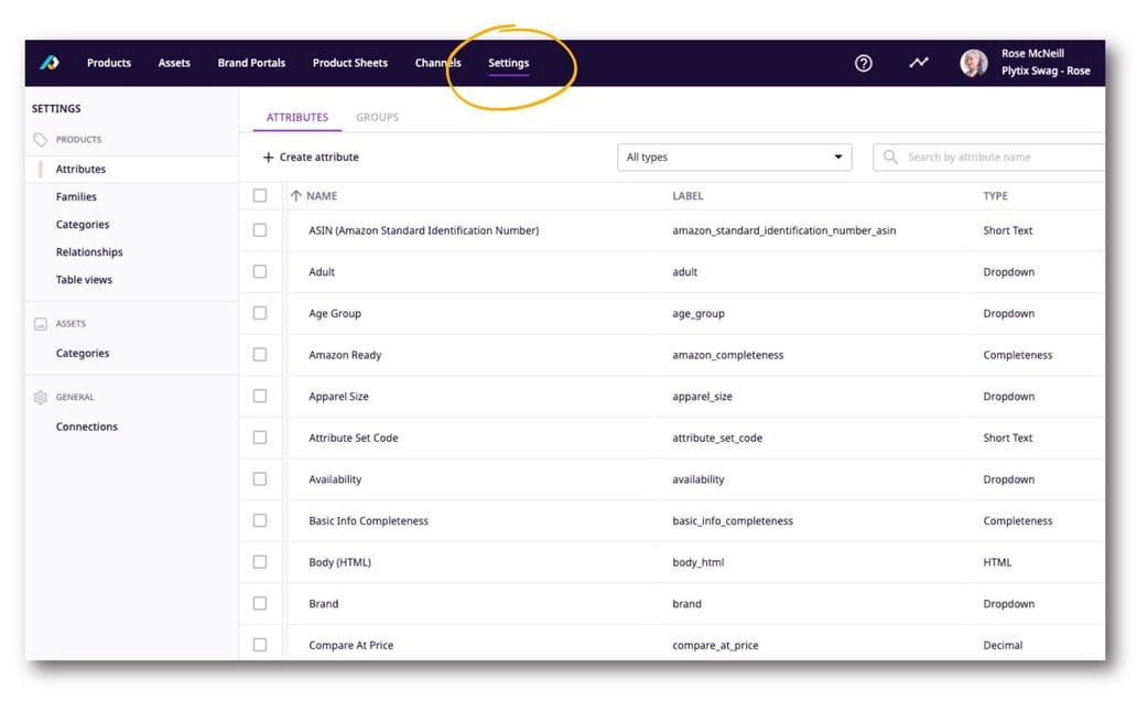 Creating and Managing Product Attribute Groups