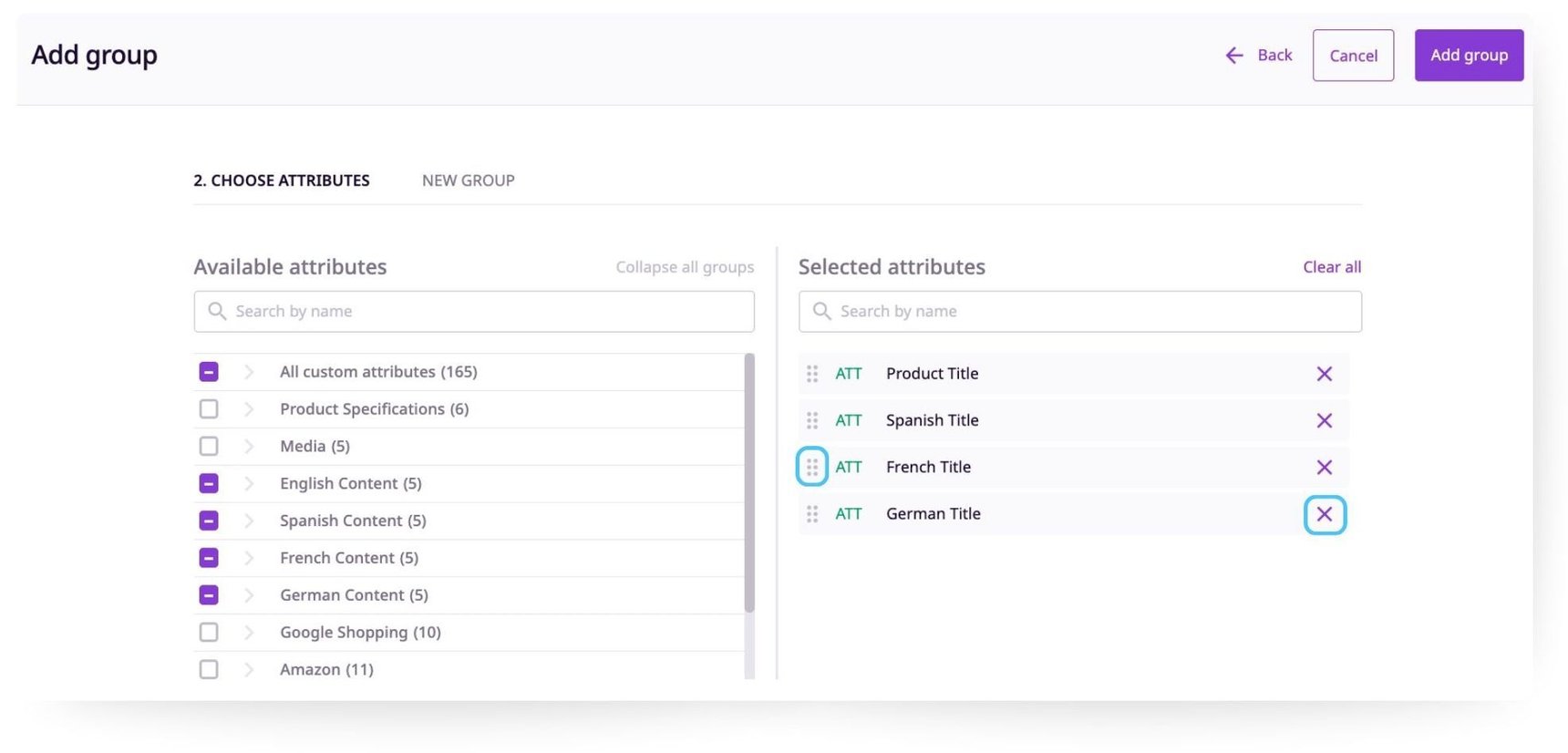 Creating and Managing Product Attribute Groups