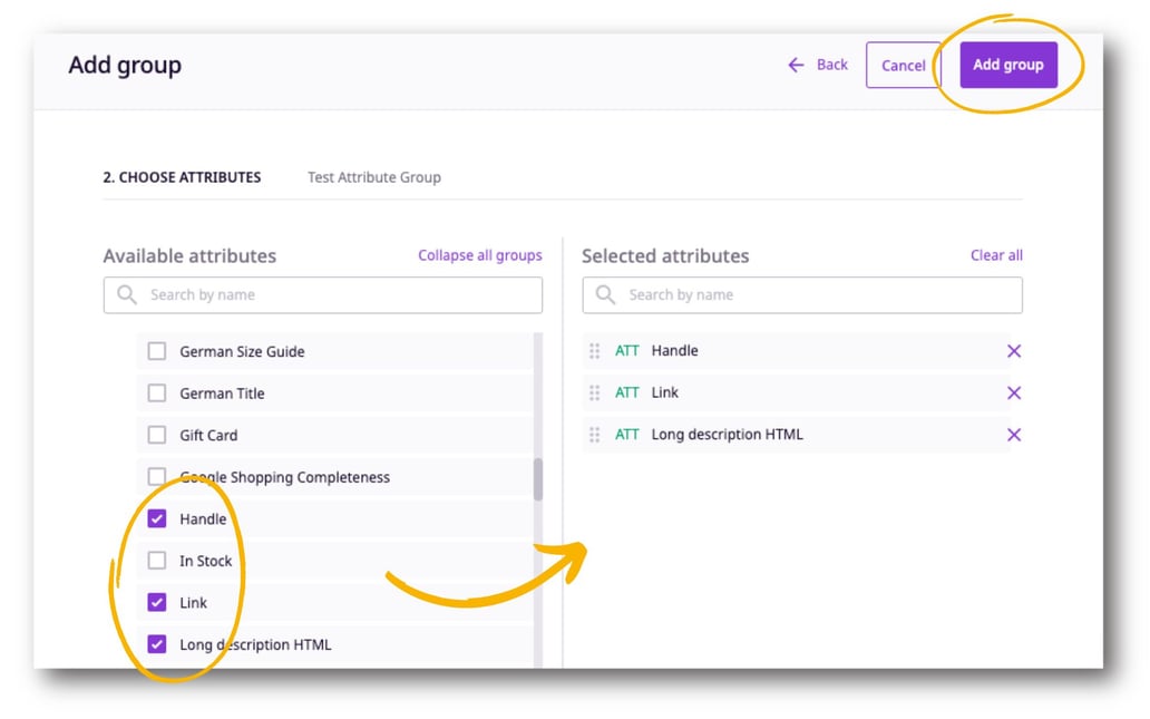 Creating and Managing Product Attribute Groups