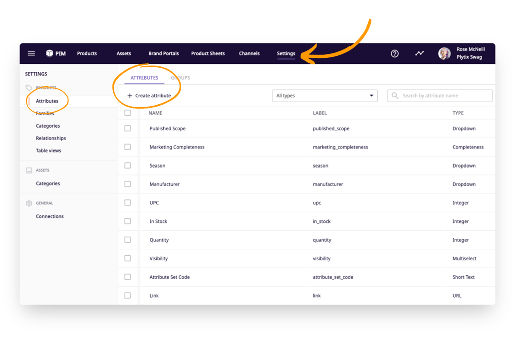 Creating and Managing Product Attributes
