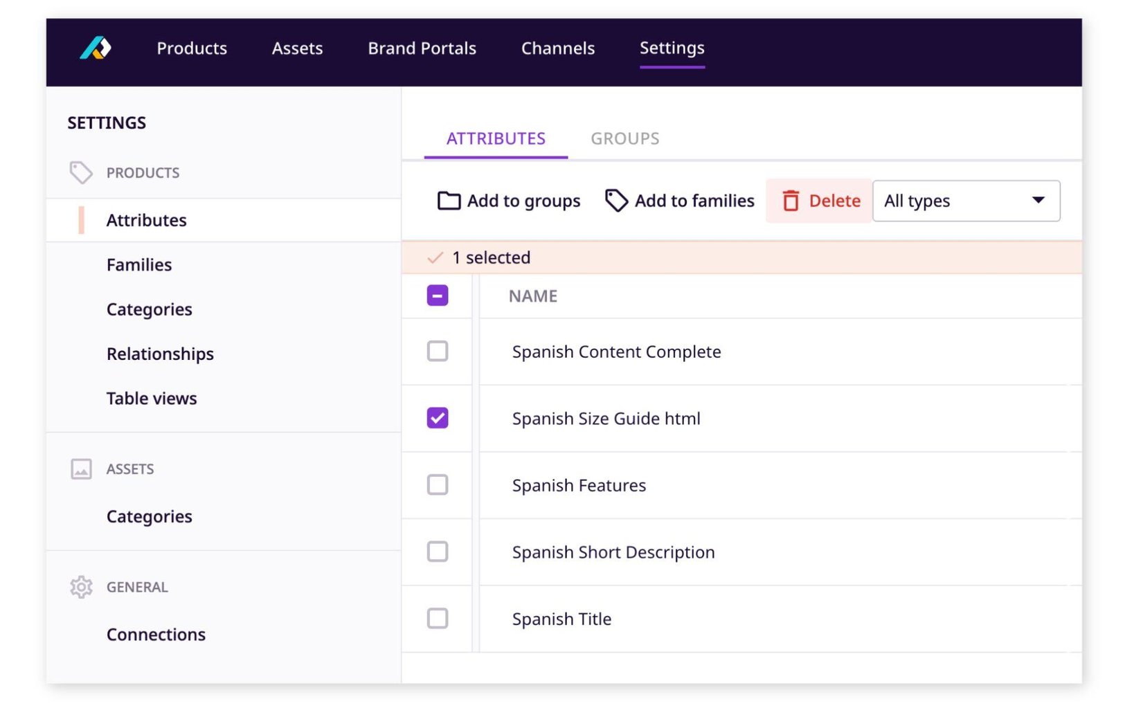 Creating and Managing Product Attributes