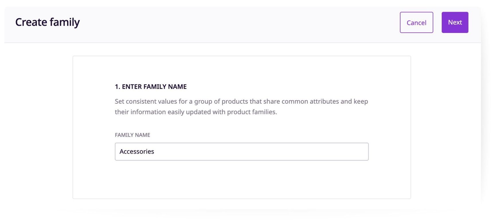 Creating and Managing Product Families