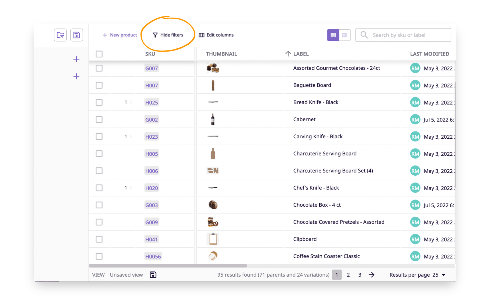 Navigating the Product Overview Page