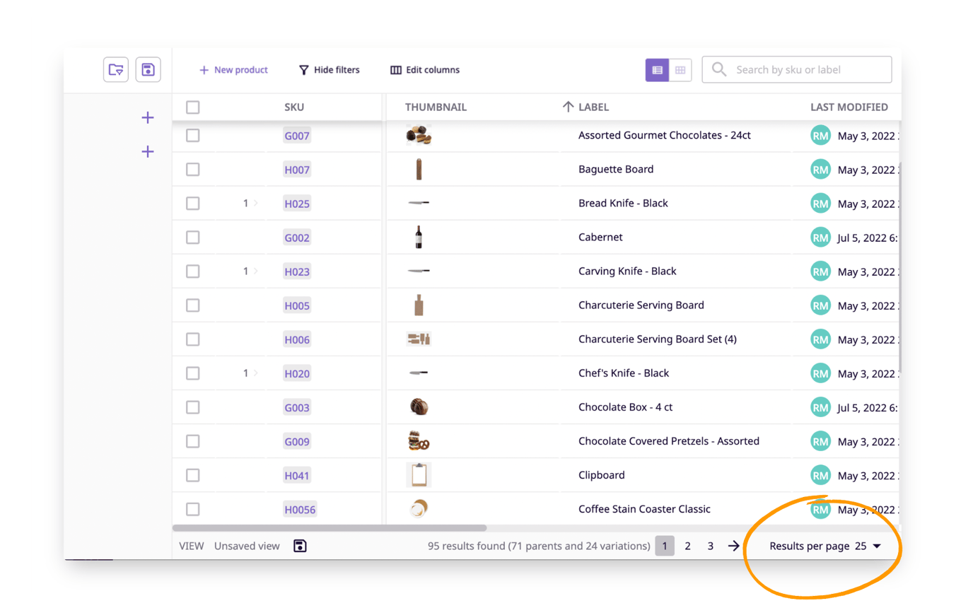 Navigating the Product Overview Page