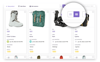 Navigating the Product Overview Page